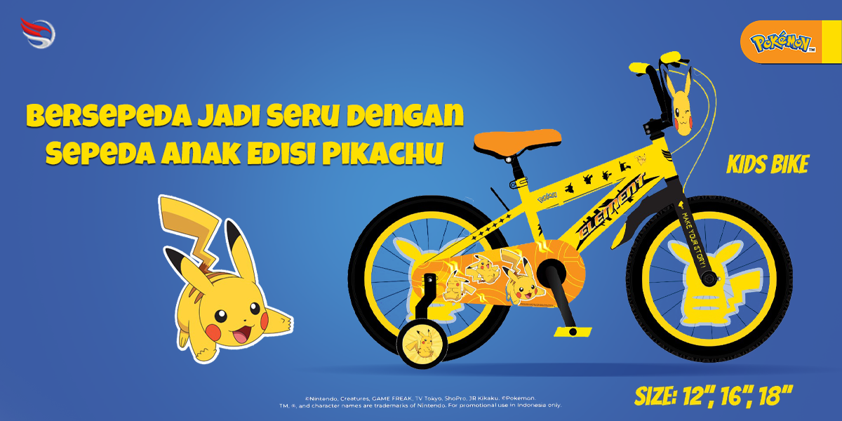 AKG Entertainment - Gemas! Element Bike Hadirkan Sepeda BMX Edisi Pikachu untuk Para Penggemar ...