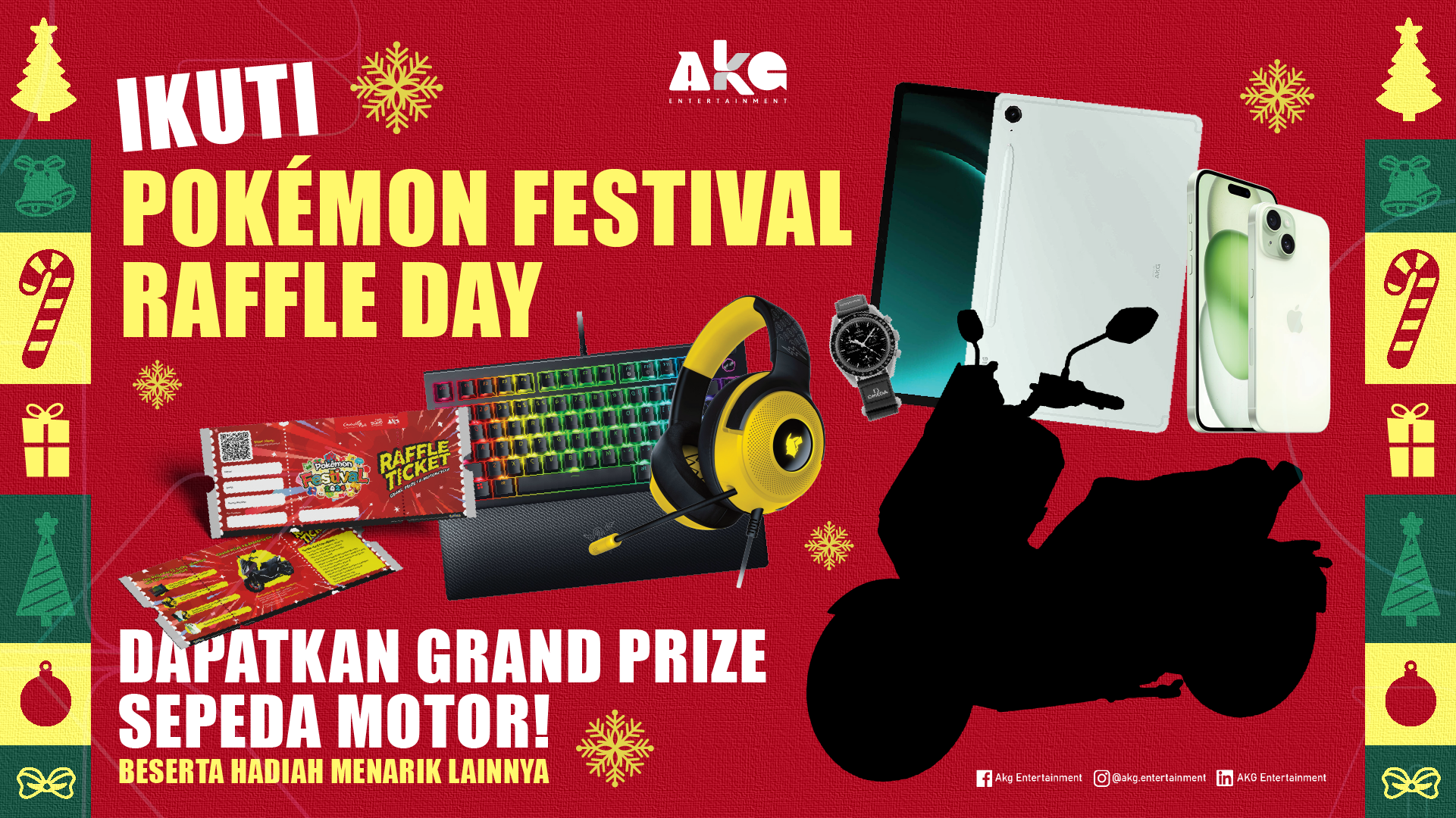 AKG Entertainment - Simak! Ini cara mengikuti Pokémon Festival Raffle Day!